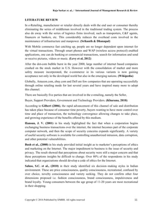 E-RETAILING: BOON OR BANE? | PDF