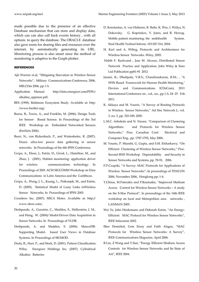 Efficient Database Management System For Wireless Sensor Network | PDF | Databases | Computer ...