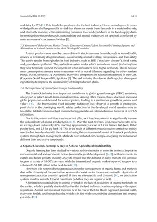 organic feed sustainability | PDF