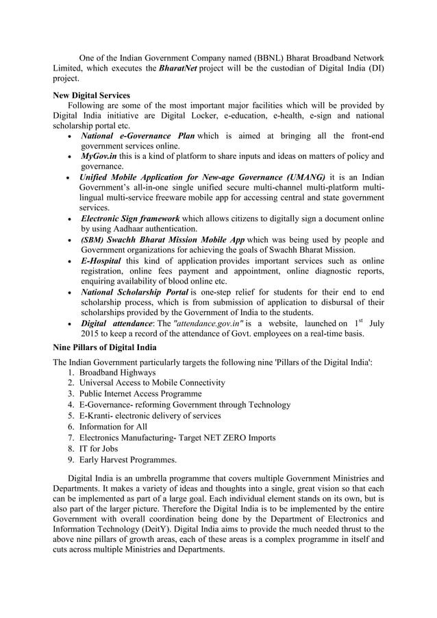 Published research papaer on digital india | PDF