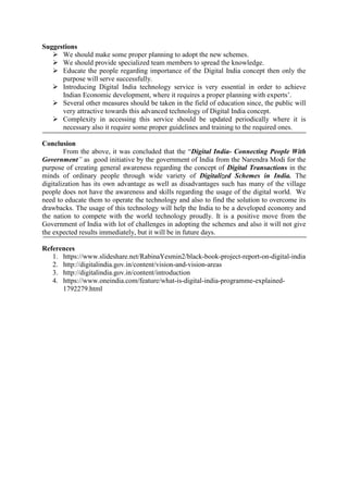 Published research papaer on digital india | PDF