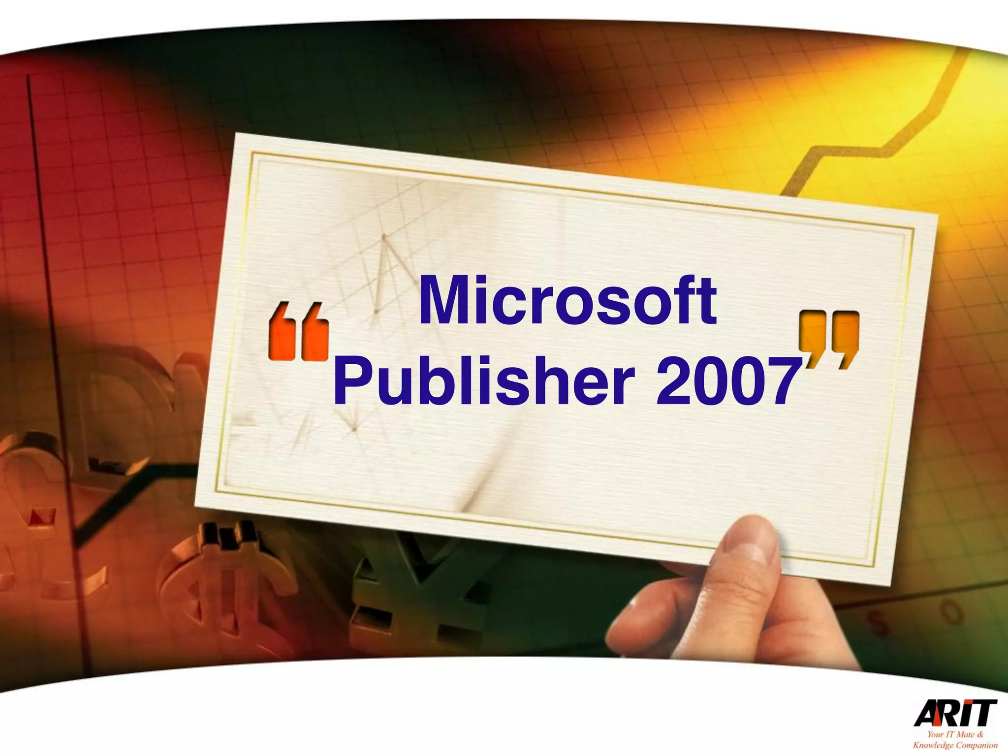 Publisher 2007 | PDF