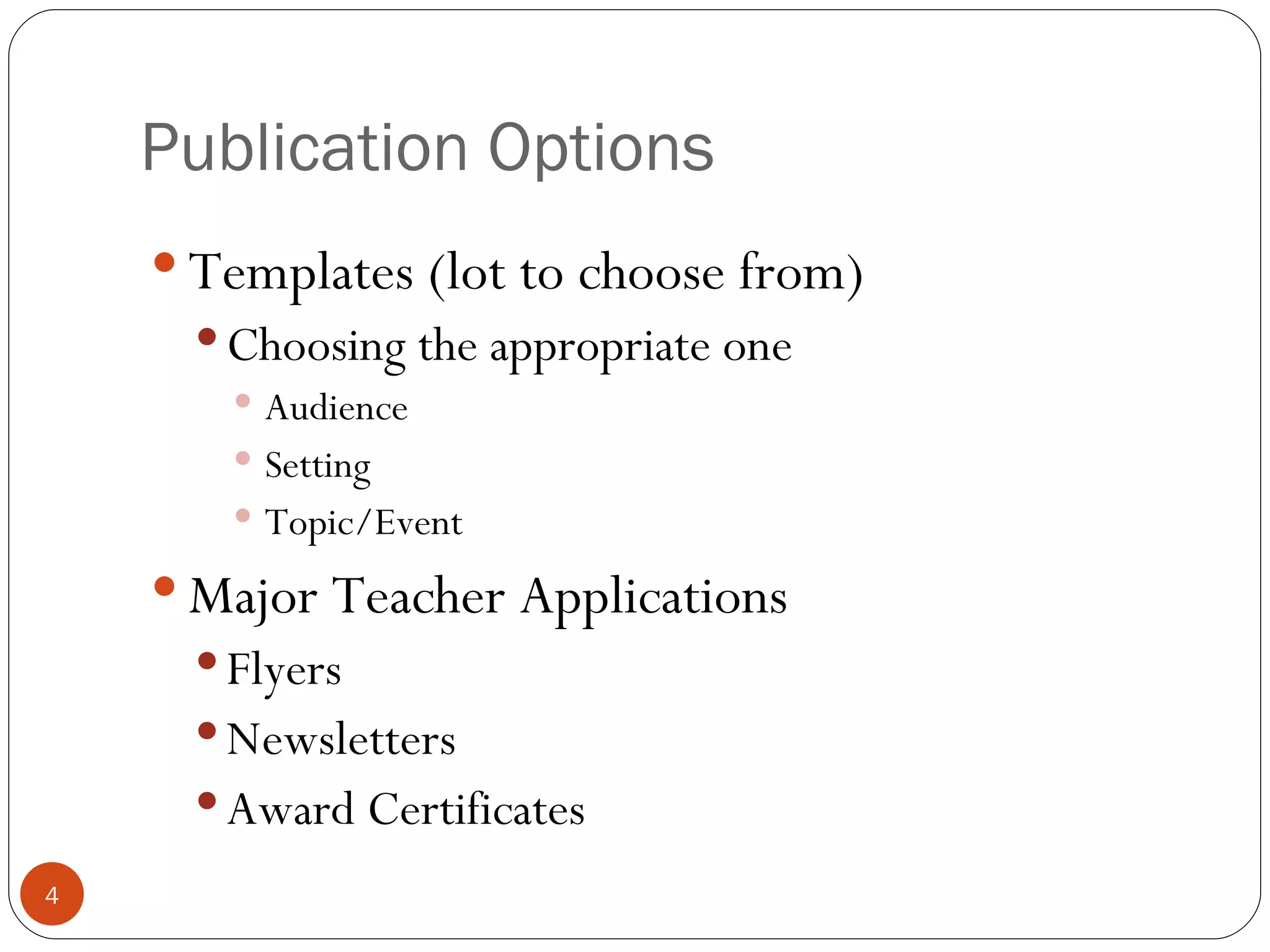 Publisher 2007 | PPT