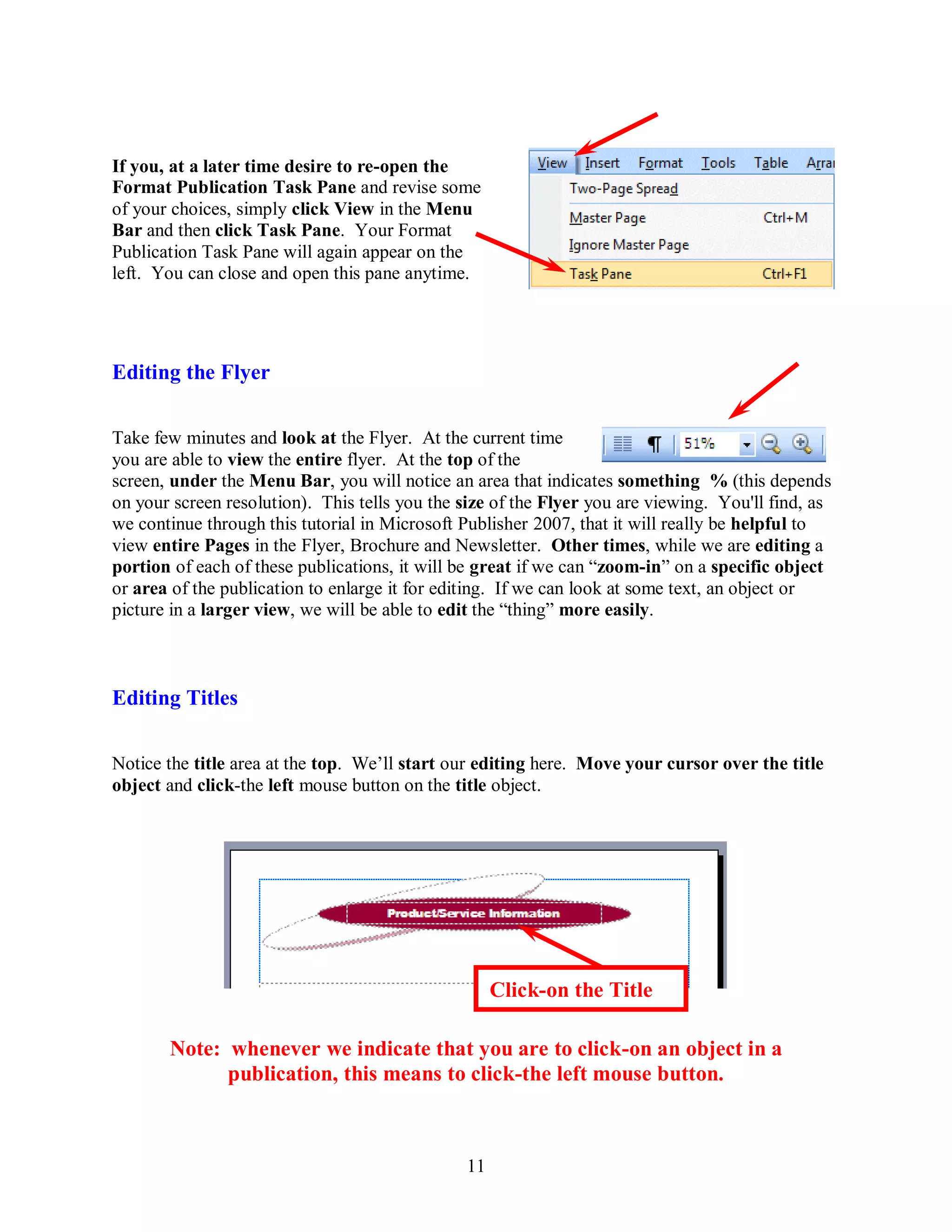 Publisher 2007 tutorial | PDF