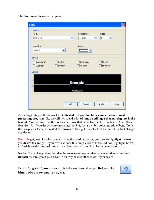 Publisher 2007 tutorial | PDF