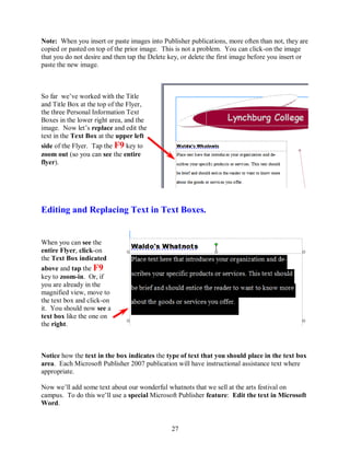 Publisher 2007 tutorial | PDF