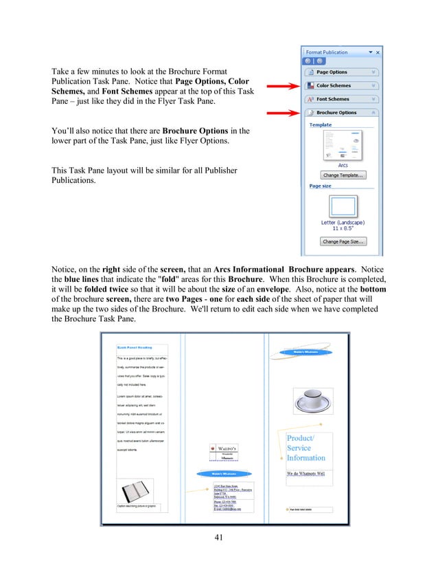 Publisher 2007 tutorial | PDF