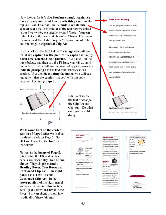 Publisher 2007 tutorial | PDF