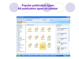 Microsoft Publisher Class | PPT