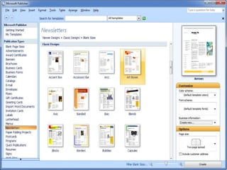 Getting Started Microsoft Publisher PowerPoint | PPTX
