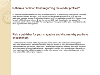 Publisher research (finished) | PPT