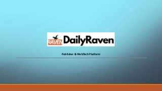 Publisher & WebTech Platform | PPTX