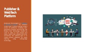 Publisher & WebTech Platform | PPTX
