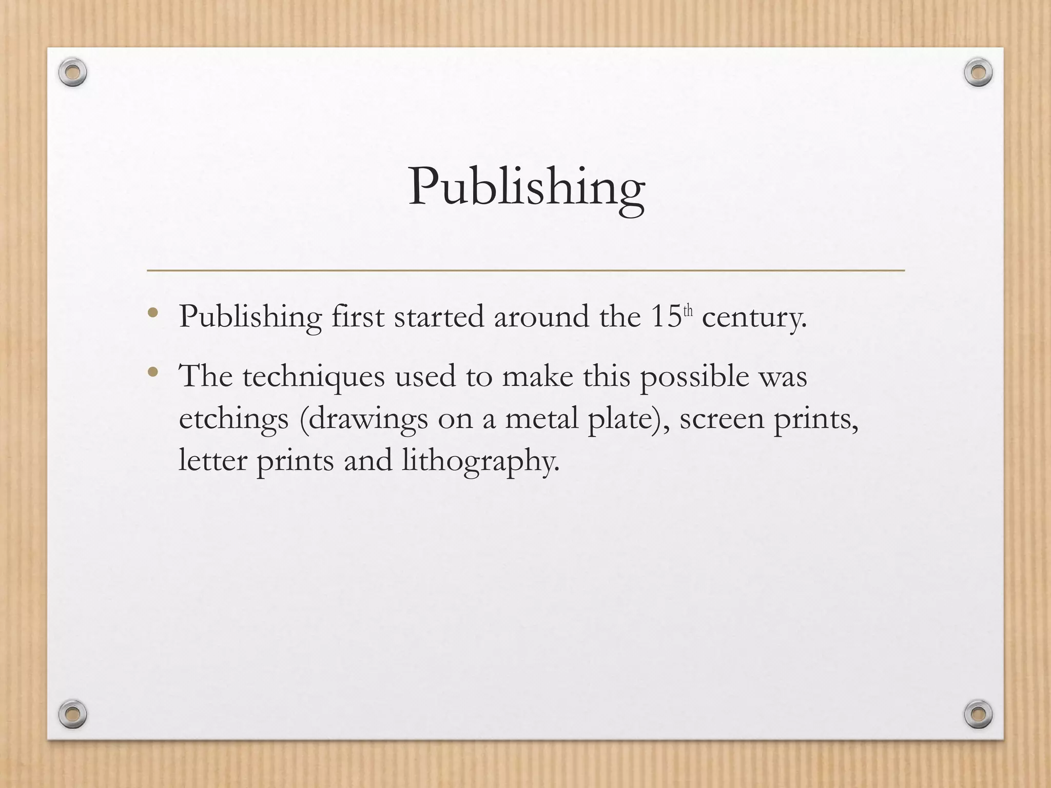 Publishing | PPT | Desktop Publishing | Computer Software and Applications