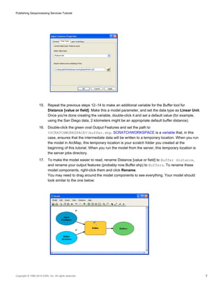 Publishing geoprocessing-services-tutorial | PDF | Desktop Publishing | Computer Software and ...