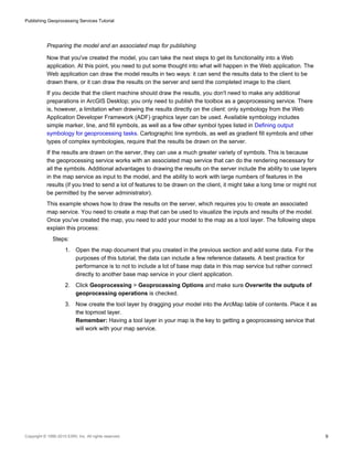 Publishing geoprocessing-services-tutorial | PDF