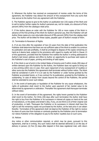 PUBLISHING AGREEMENT | PDF