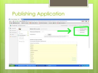 Publishing and delivery of mobile application | PPTX