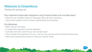 Publishing Data to REST APIs with Lightning Process Builder | PPT