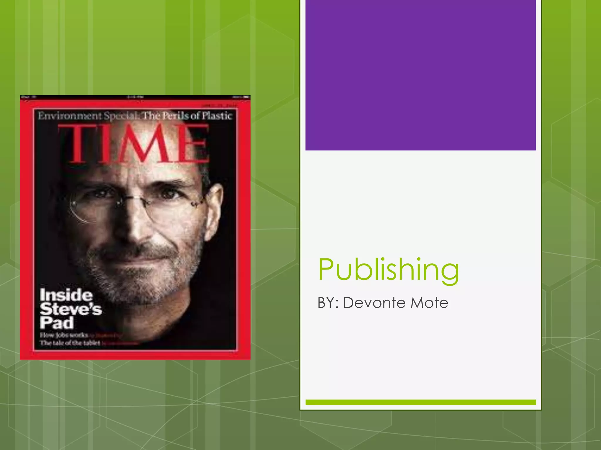 Publishing final | PPT