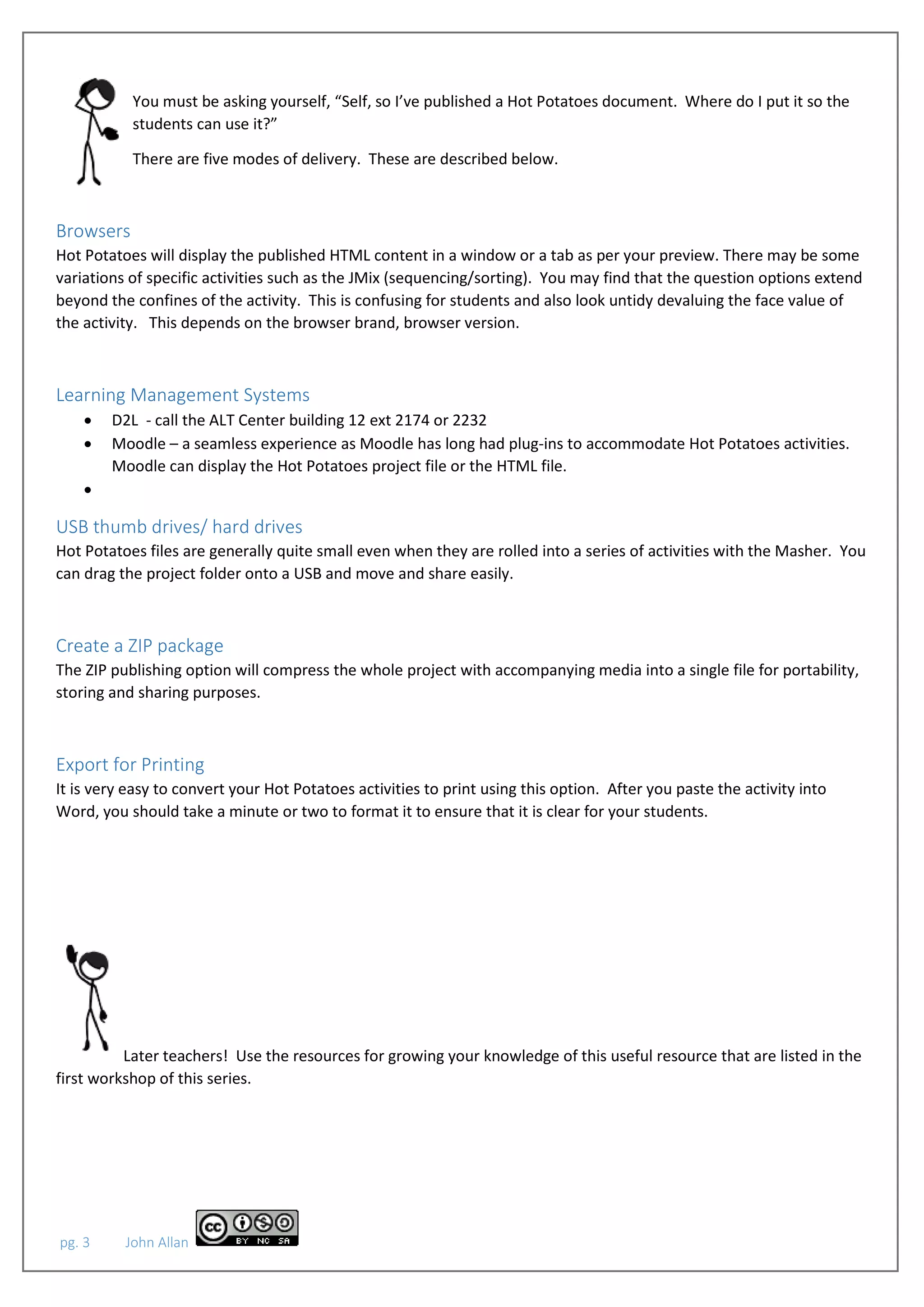 Publishing Hot Potatoes projects | PDF | Computing | Technology & Computing