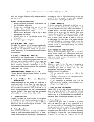 Publishing in professional journals | PDF