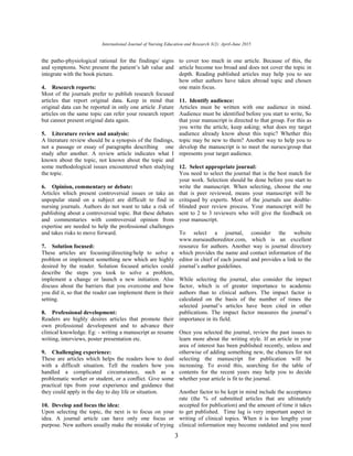 Publishing in professional journals | PDF