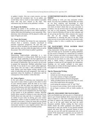 Publishing in professional journals | PDF