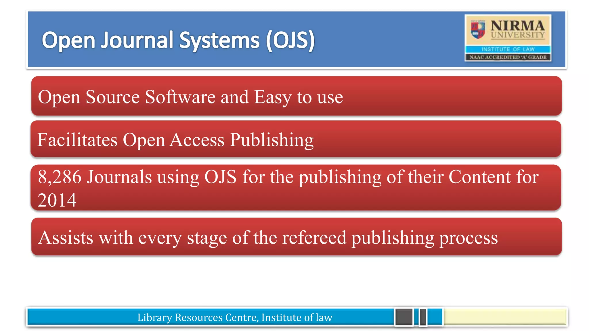Publishing nulj using open journal system (ojs) | PPTX
