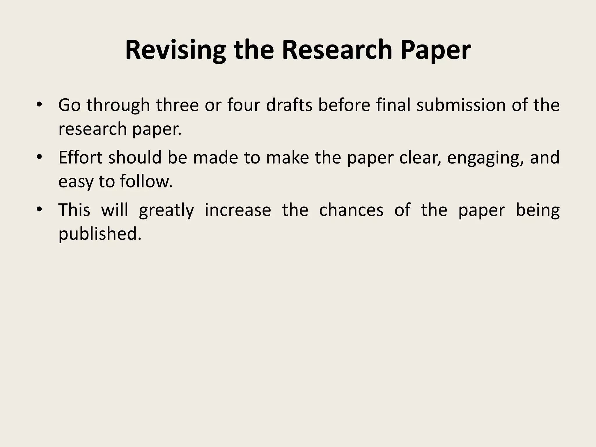 Publishing research papers | PPTX