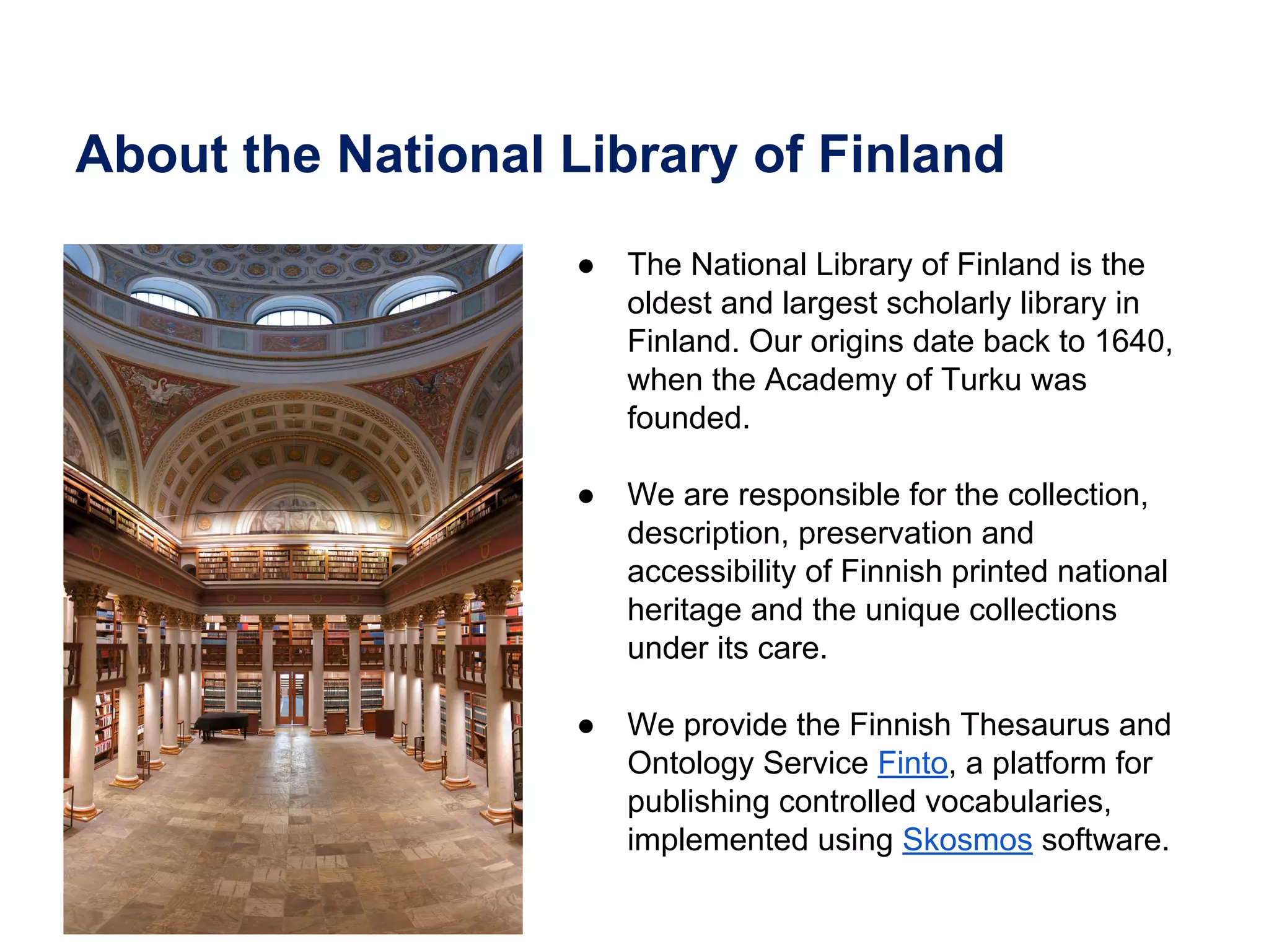 Publishing skos concept schemes with skosmos | PPT