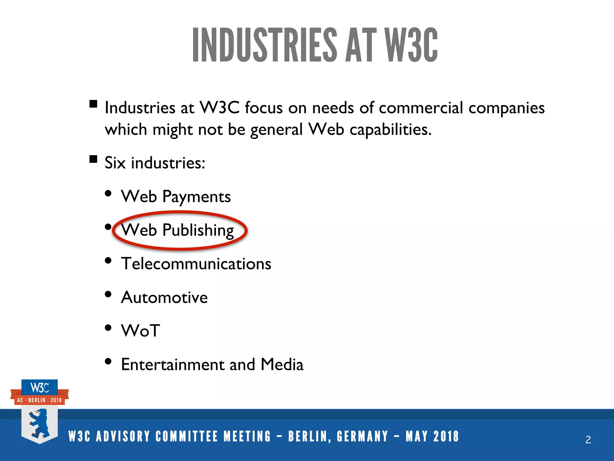 W3C數位出版組織說明與規格最新動態 | PDF