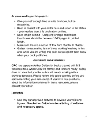 Publishing your authored reference book with crc press | PDF