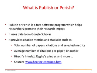 Publish or Perish | PPTX