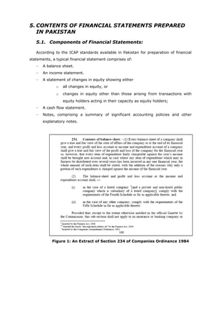 Preparation of financial statements in pakistan | DOC