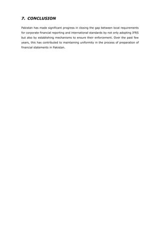Preparation of financial statements in pakistan | DOC