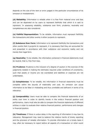 Preparation of financial statements in pakistan | DOC