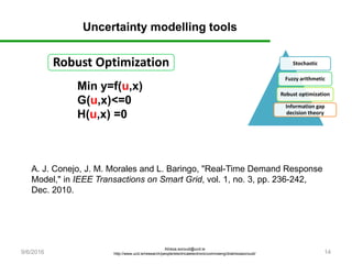 Robust optimization based decision making in Energy systems | PDF
