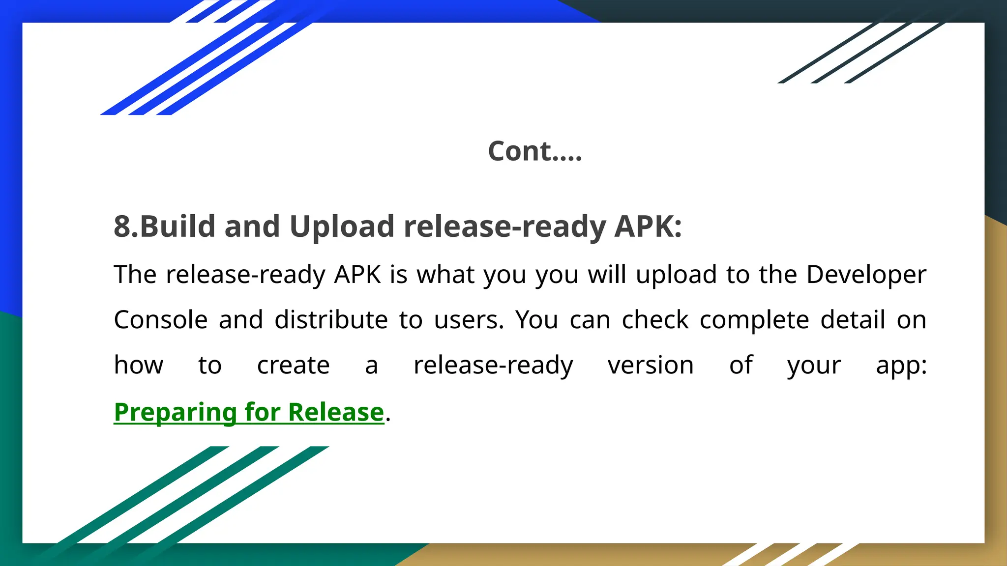 Publishing your android app on google play store .pptx