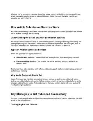 Publish Your Article with the Best Submission Services.docx