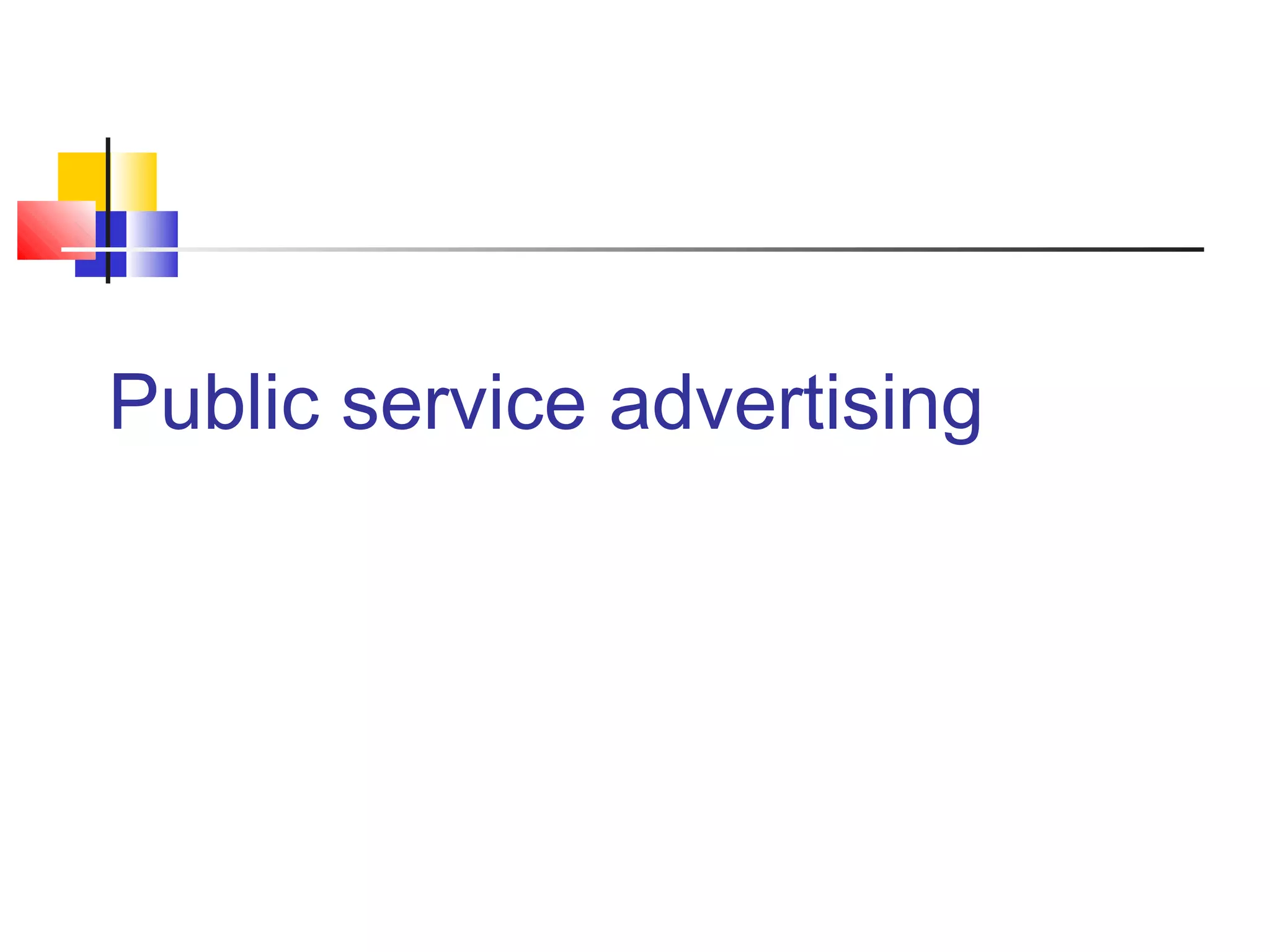 Publis Service Advertisement | PPT