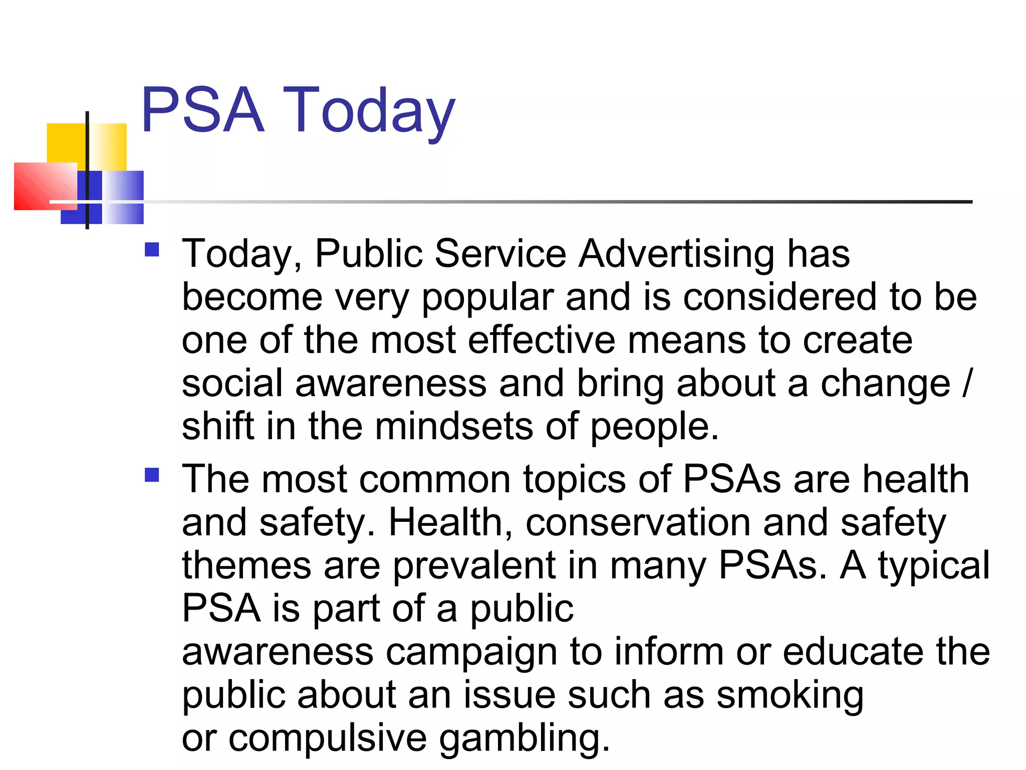 Publis Service Advertisement | PPT