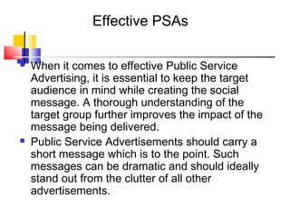 Publis Service Advertisement | PPT