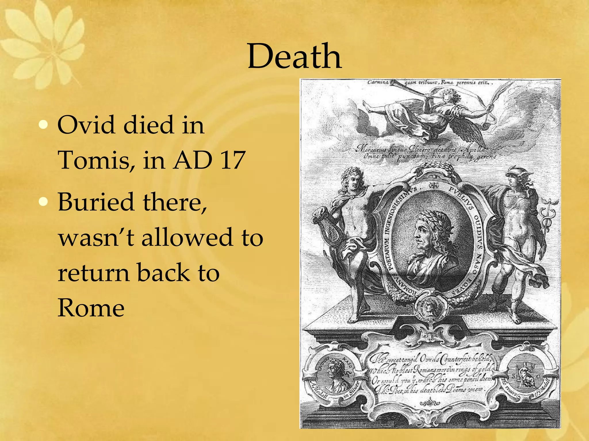 Publius ovidus naso | PPT