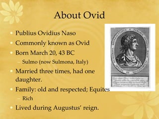 Publius ovidus naso | PPT