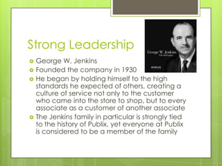 Publix: A Case Study on Visionary Companies | PPTX