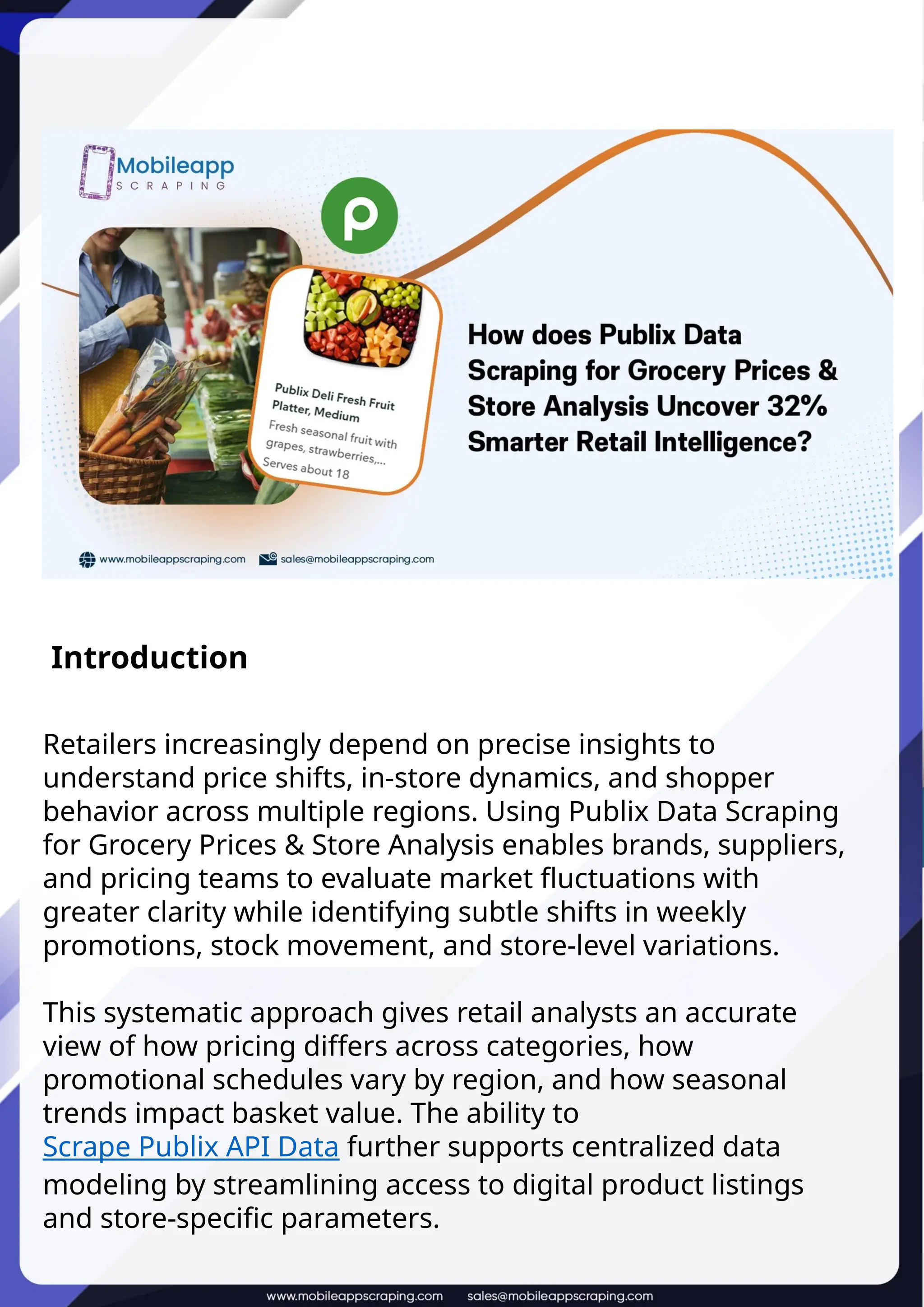 Publix Data Scraping for Grocery Prices & Store Analysis.pptx
