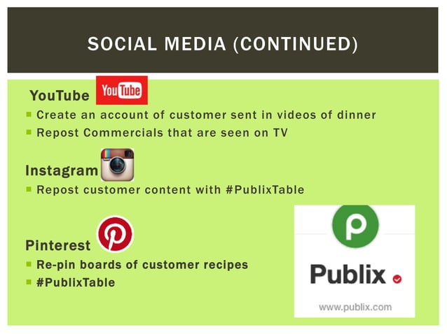 Publix final | PPT