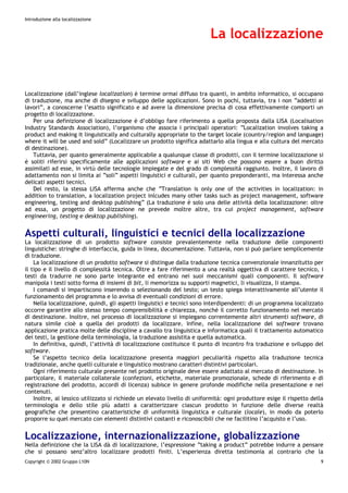 Introduzione alla localizzazione | PDF | Computing | Technology & Computing