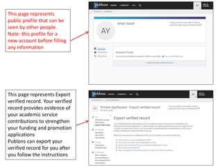 How To Create and Use Publons Account | PDF